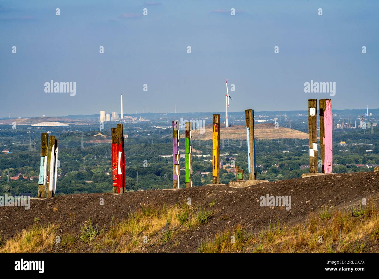 The Haniel slagheap, 185-metre-high tailings pile, at the Prosper ...