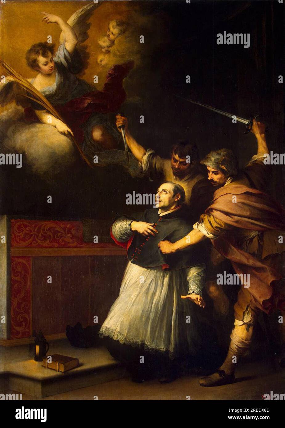 Death of the Inquisitor Pedro de Arbués 1664 by Bartolome Esteban ...