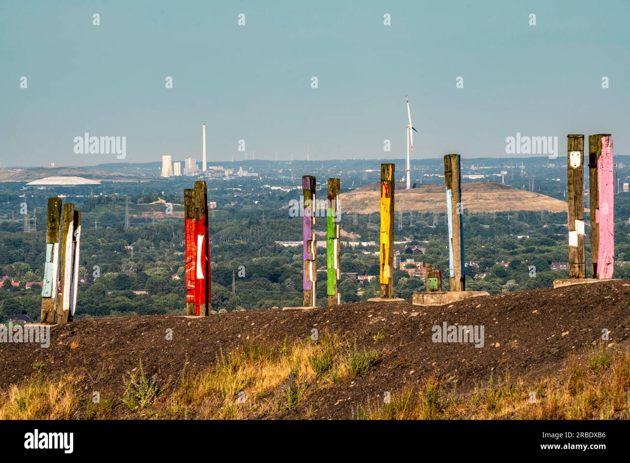 The Haniel slagheap, 185-metre-high tailings pile, at the Prosper ...