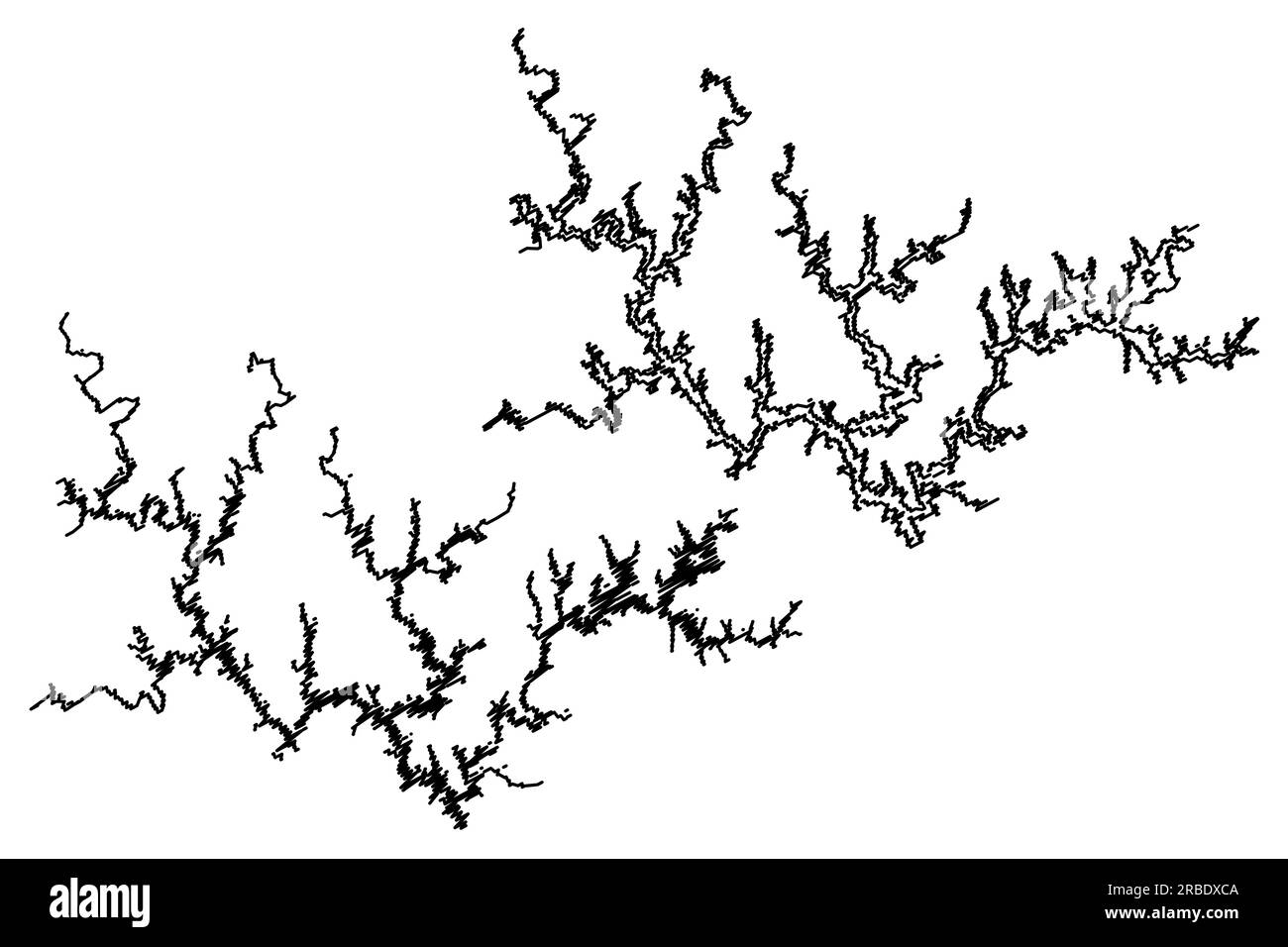 Lake Lewis Smith Reservoir (United States of America, North America, us ...