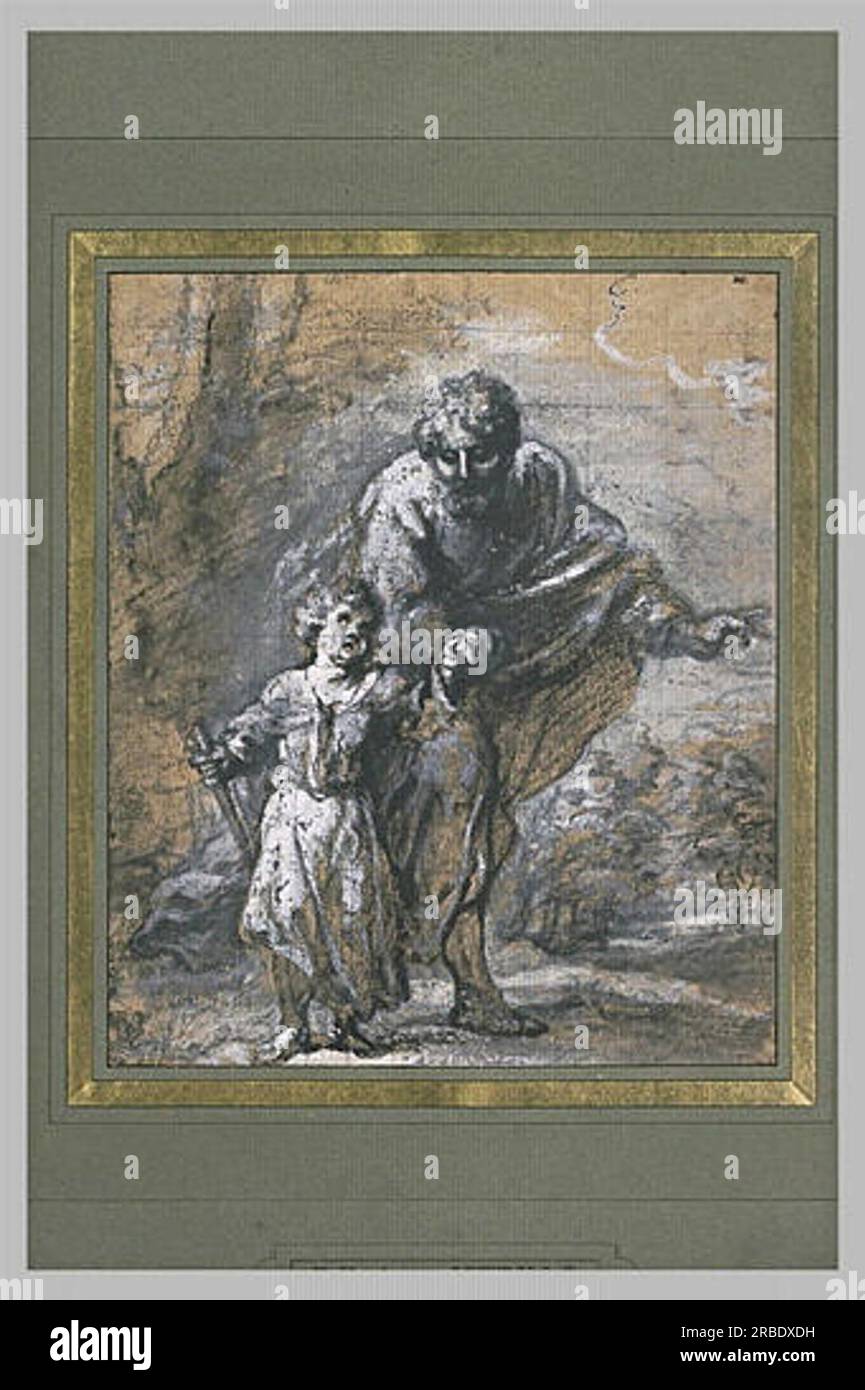 Promenade St. Joseph and The Infant Jesus by Bartolome Esteban Murillo ...