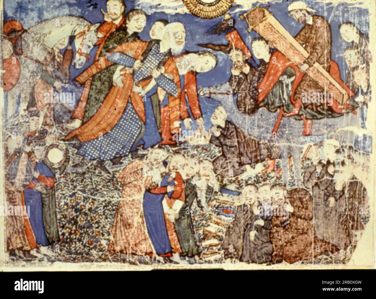 Faridun sees Iraj's coffin 1336 by Ahmad Musa Stock Photo - Alamy