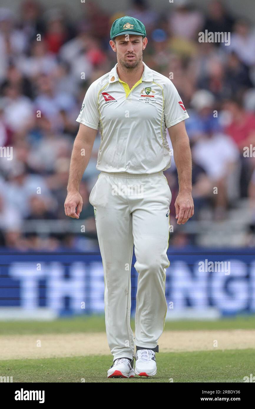 Mitchell Marsh of Australia during the LV= Insurance Ashes Third Test ...