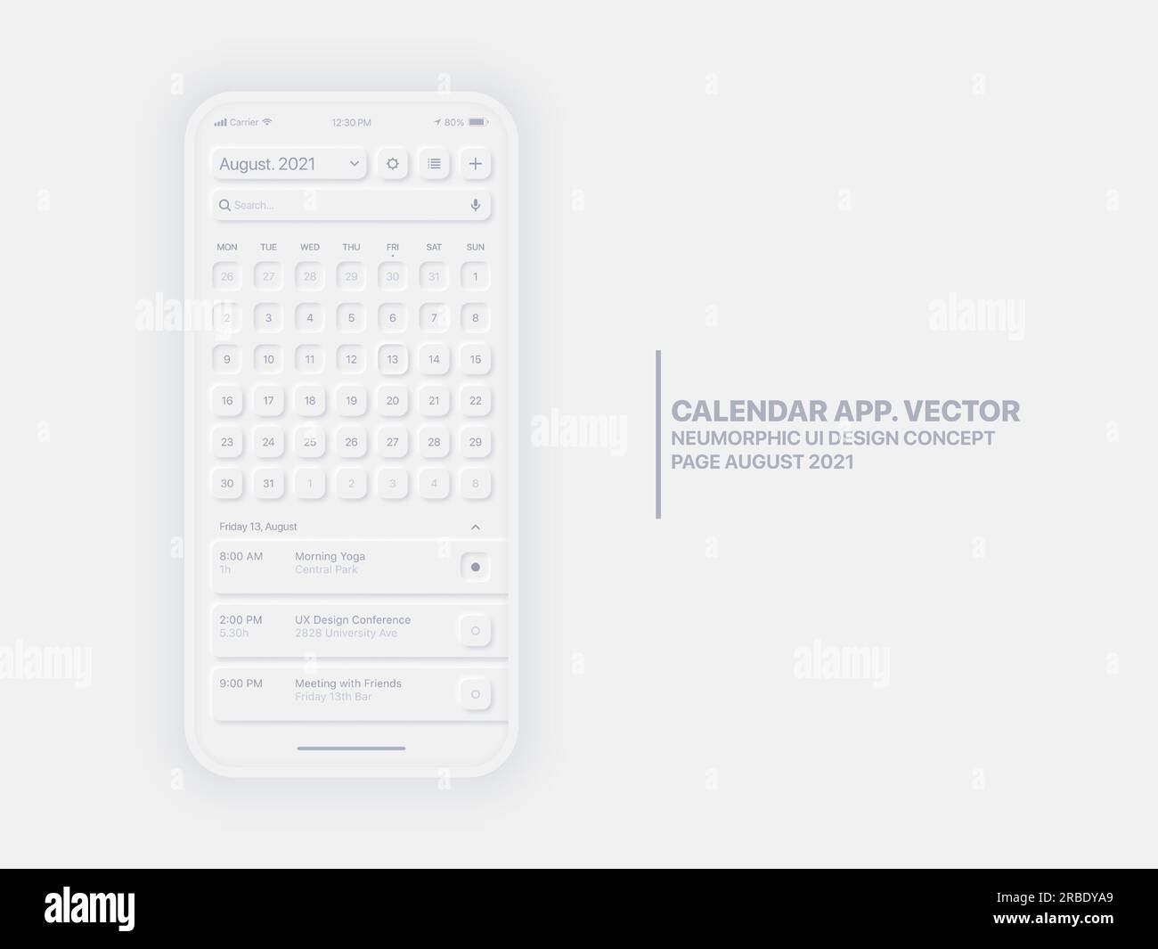 August list Stock Vector Images - Alamy