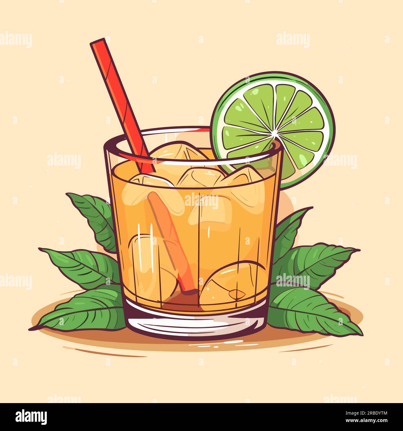 Mai tai icon hi-res stock photography and images - Alamy