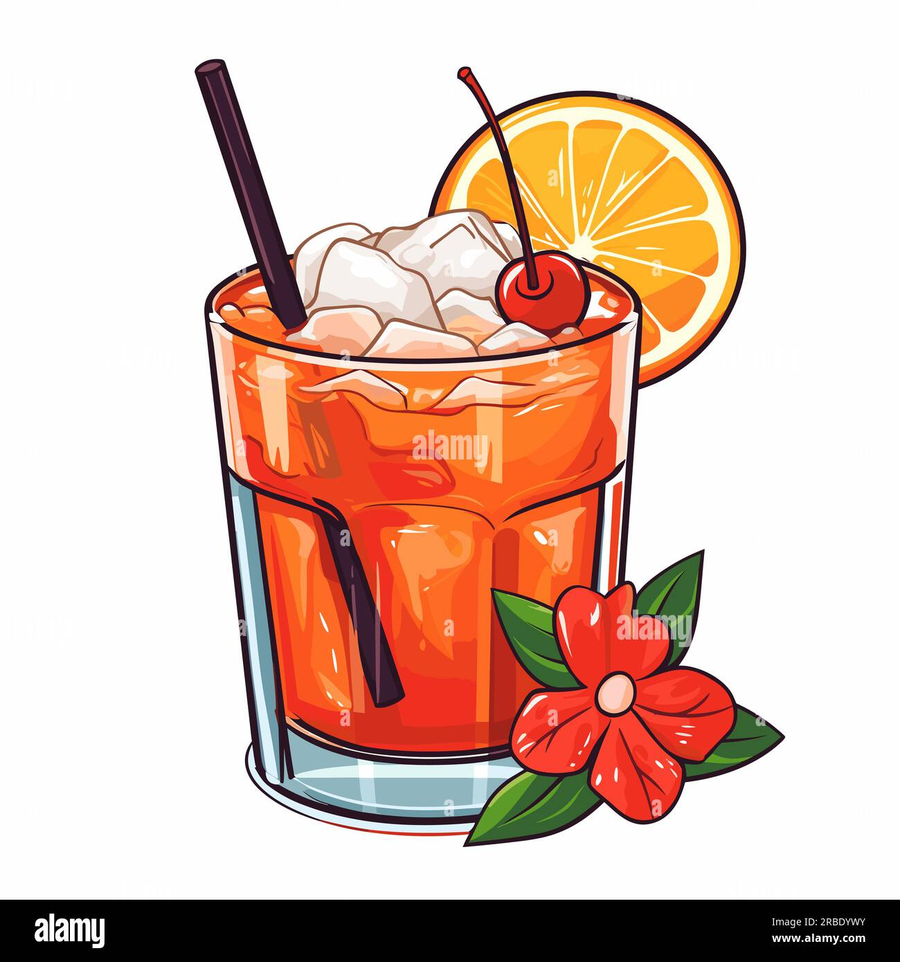 Mai tai icon hi-res stock photography and images - Alamy