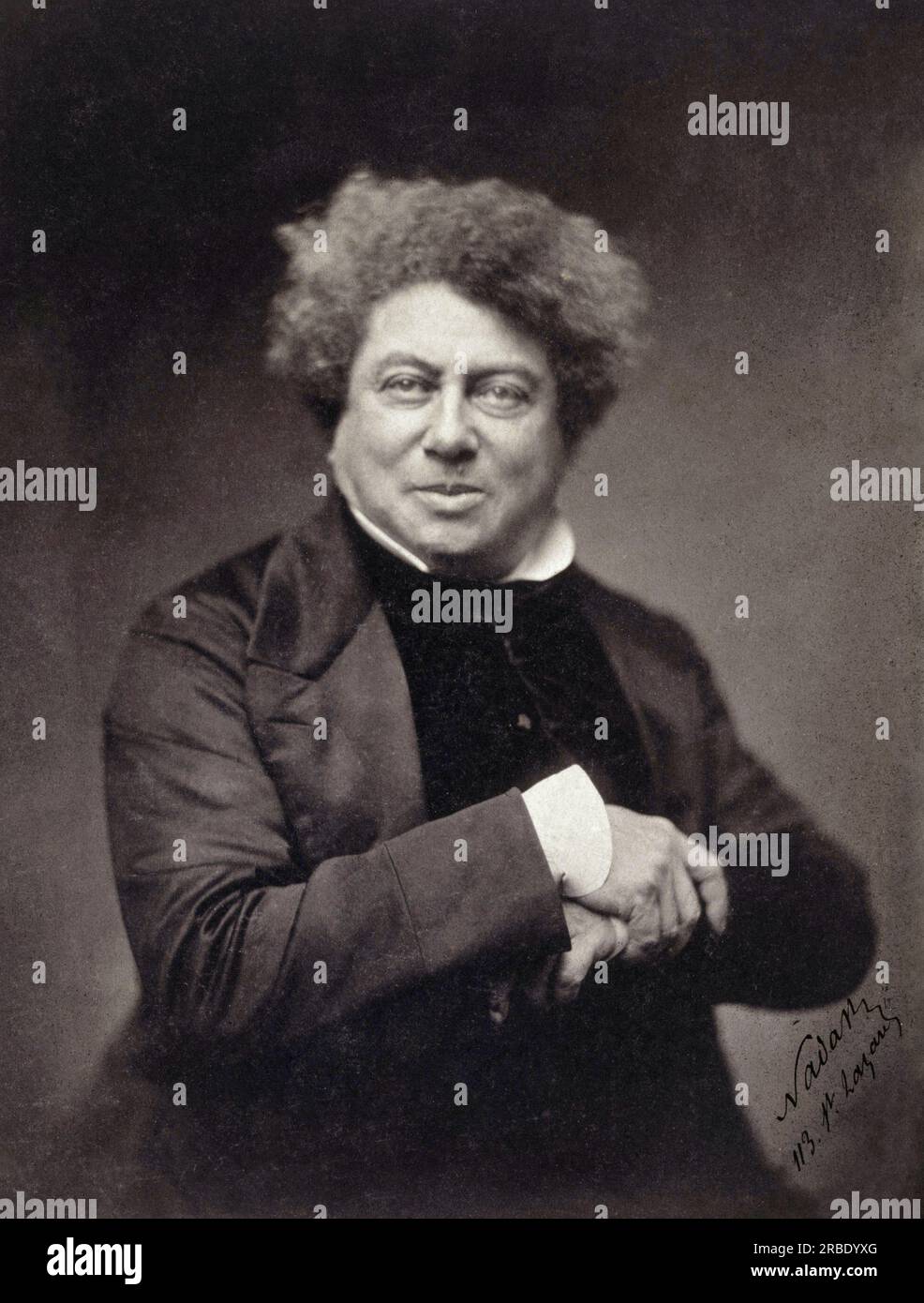 Alexander dumas portrait hi-res stock photography and images - Alamy