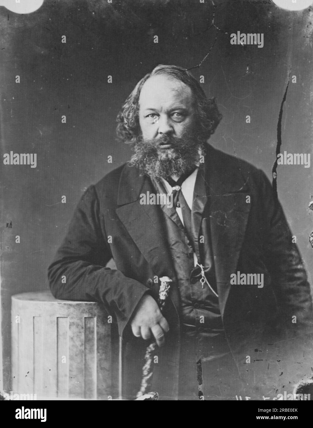 Michail Bakunin 1860 by Felix Nadar Stock Photo - Alamy