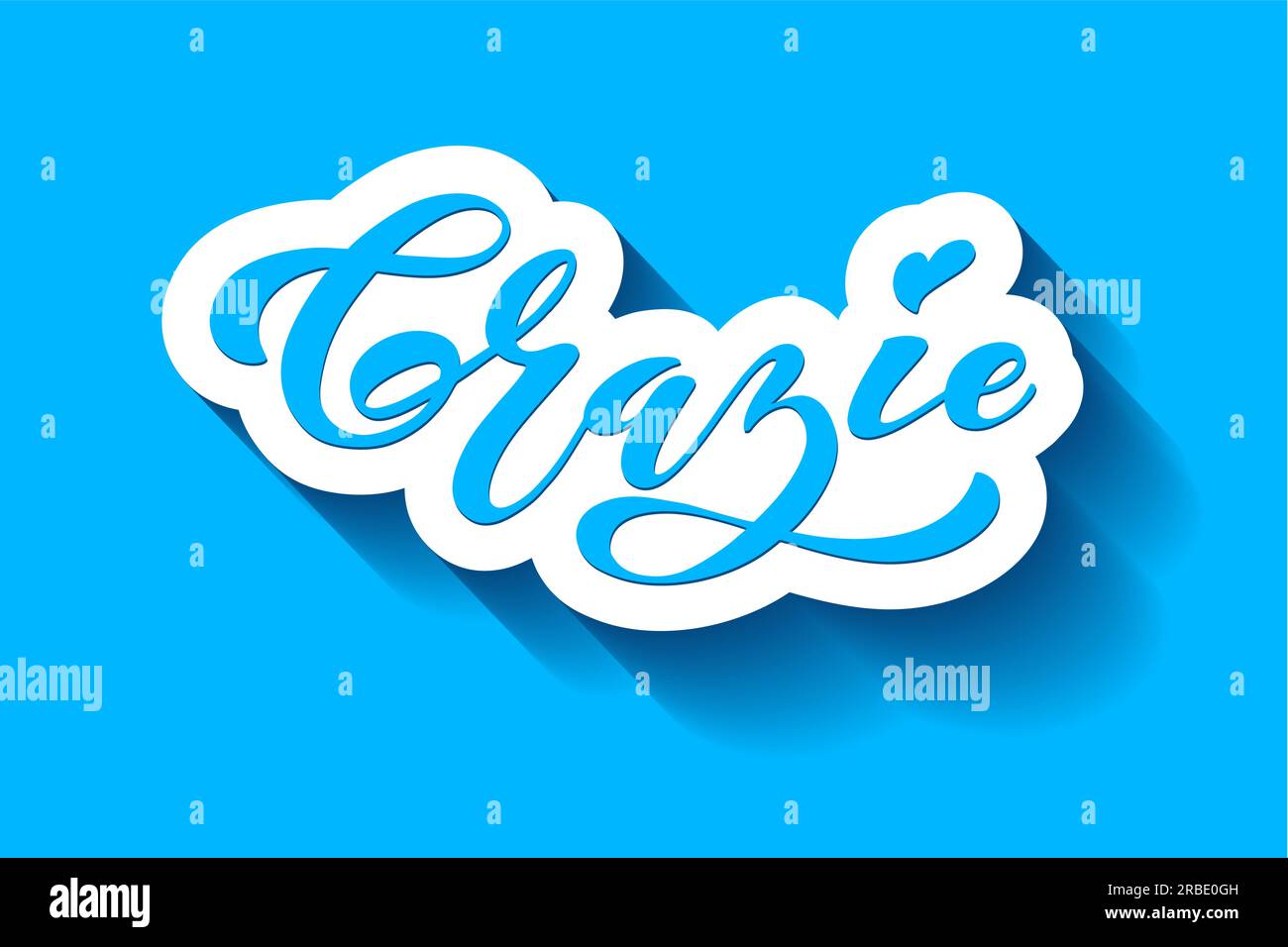 Grazie Stock Vector Images - Alamy