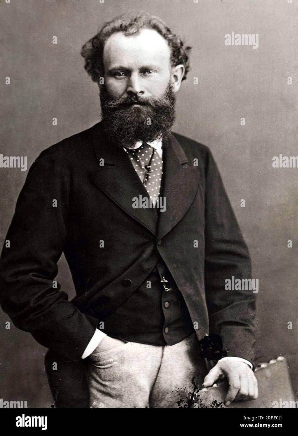 Édouard Manet 1867 by Felix Nadar Stock Photo - Alamy