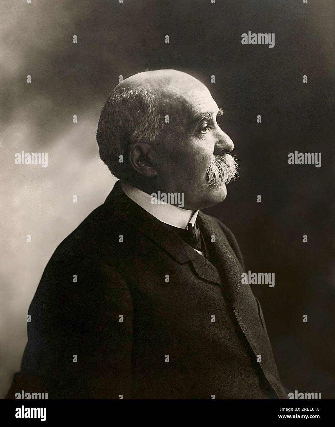 Georges Clemenceau 1910 by Felix Nadar Stock Photo - Alamy