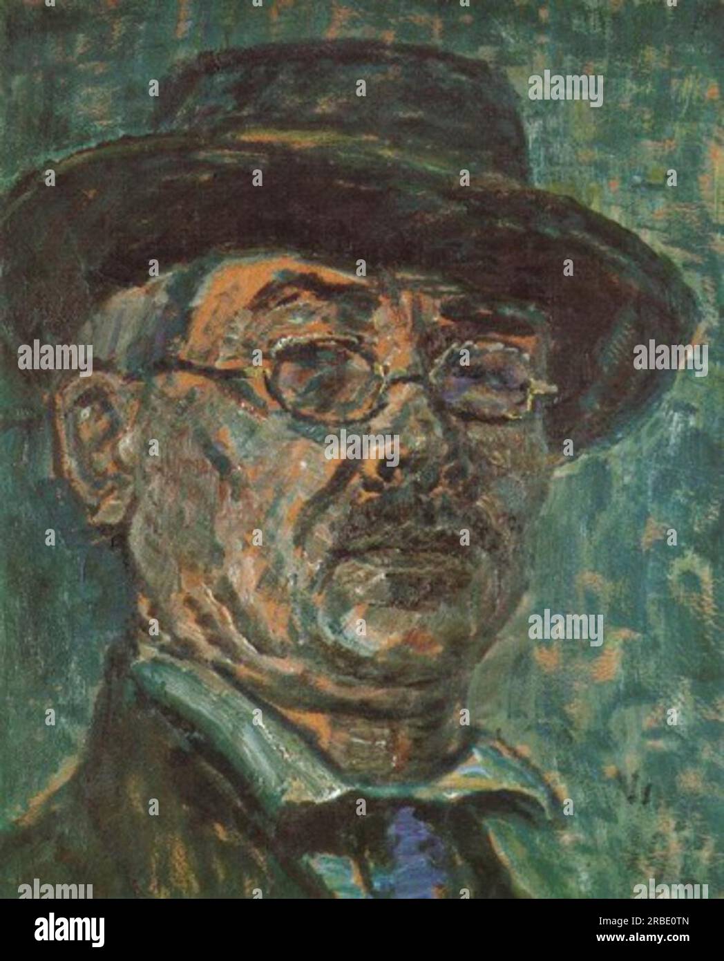 Self-portrait 1920 by Istvan Nagy Stock Photo - Alamy