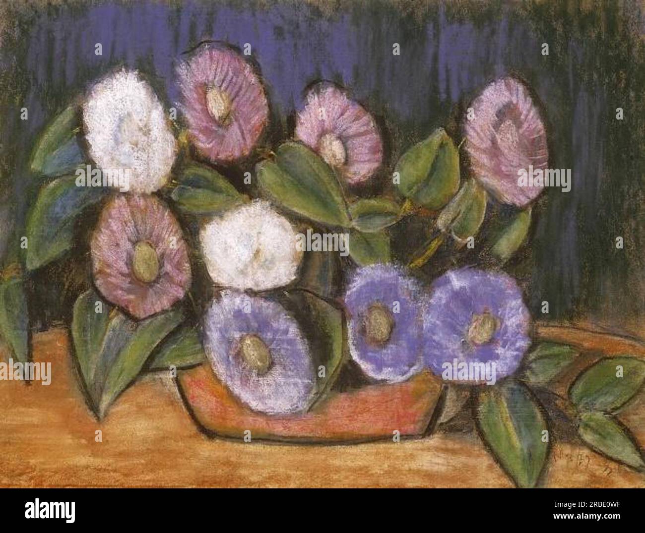 Still life with flowers by Istvan Nagy Stock Photo - Alamy
