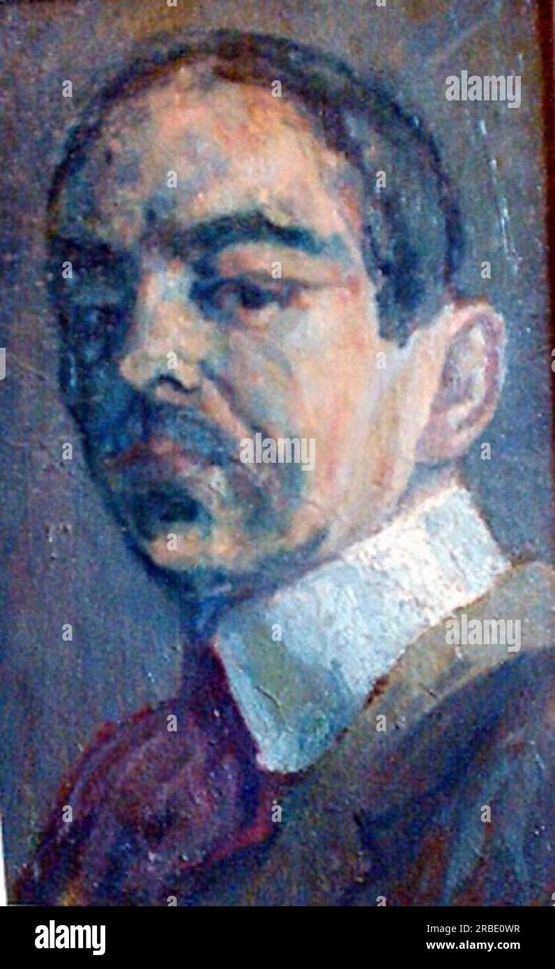 Self Portrait 1919 by Istvan Nagy Stock Photo - Alamy