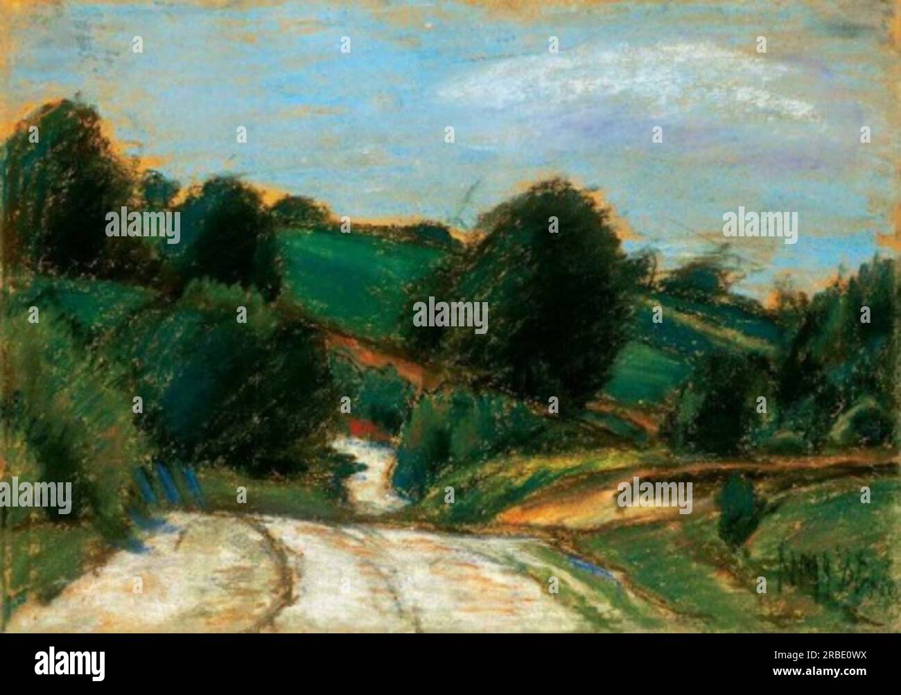 Hill landscape by Istvan Nagy Stock Photo - Alamy