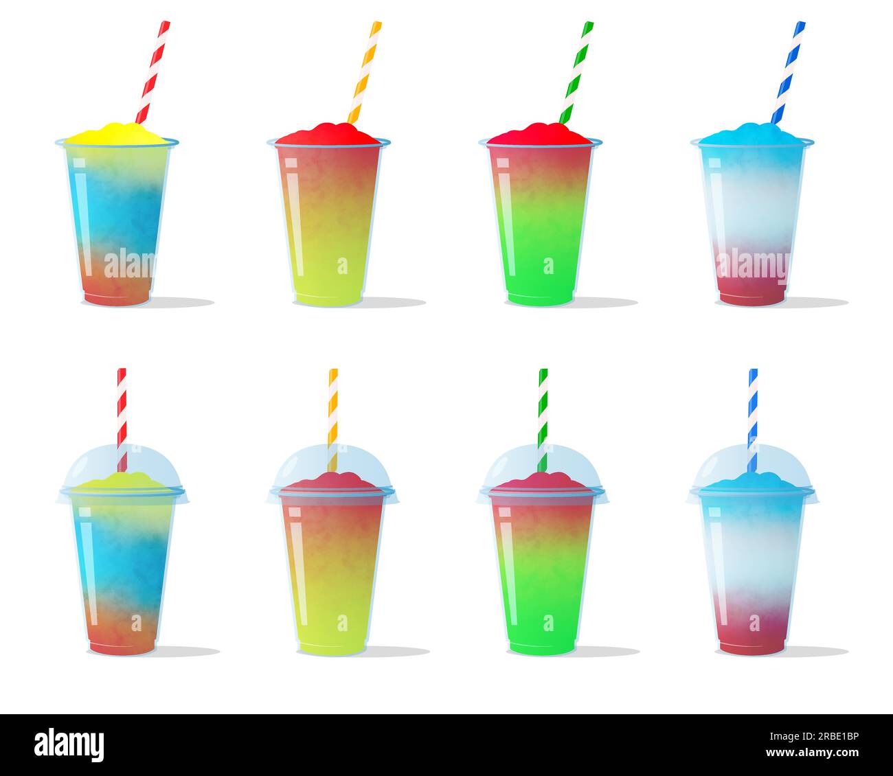 Slushy drink Stock Vector Images - Alamy