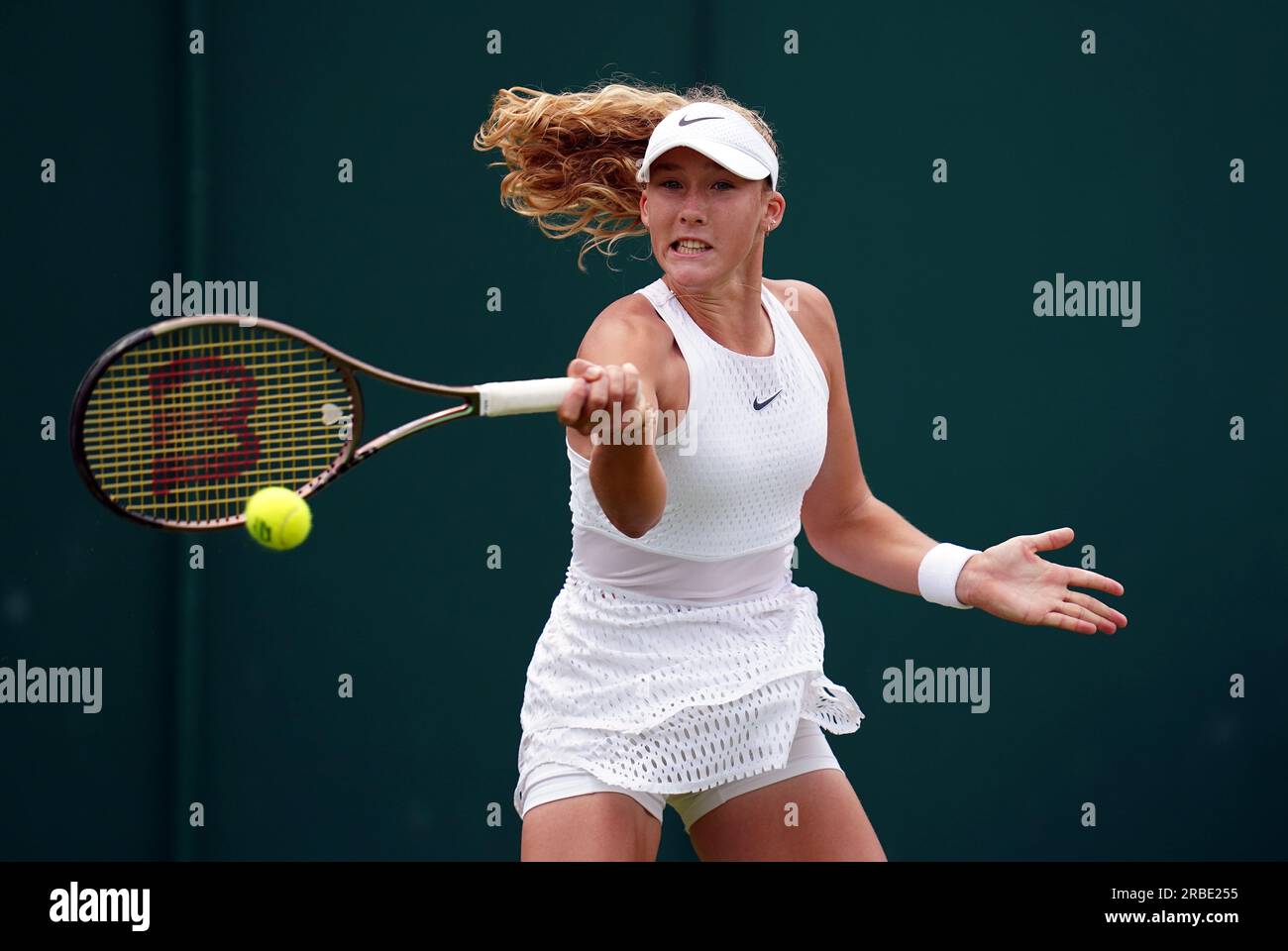 Mirra Andreeva In Action Against Anastasia Potapova Not Pictured On