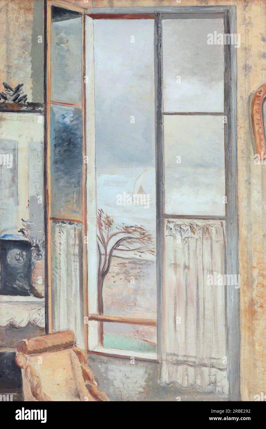 Riviera Window, Cros De Cagnes 1926 by Paul Nash Stock Photo - Alamy
