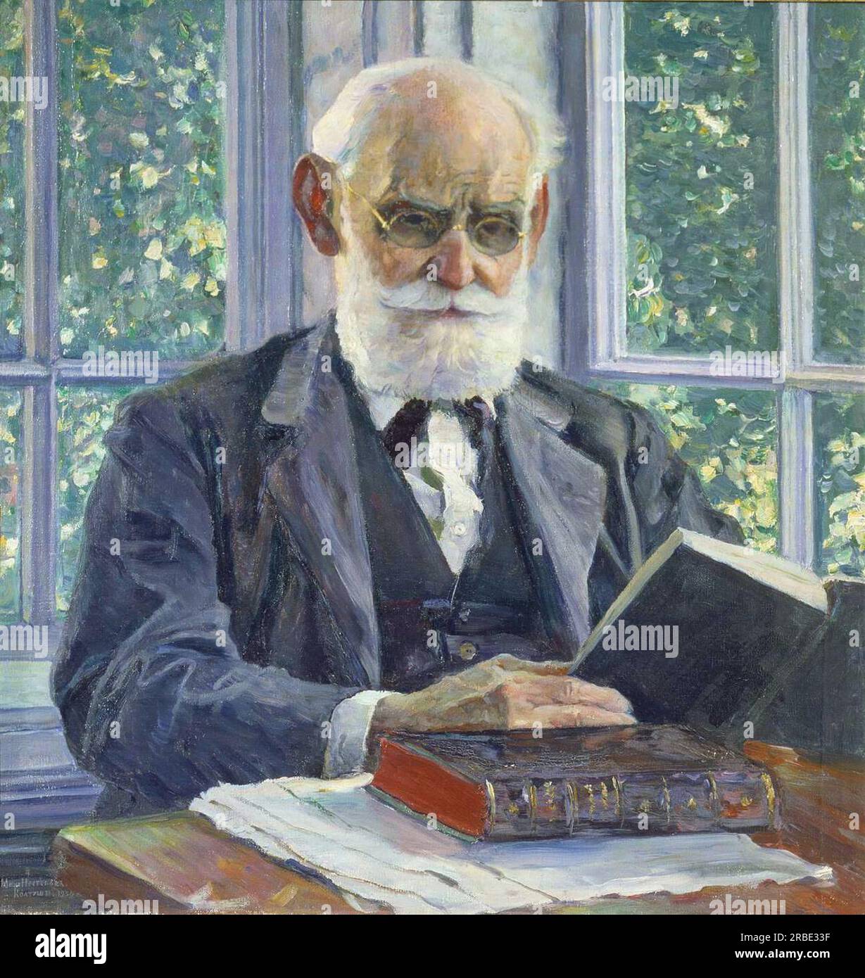 Portrait of Ivan Pavlov 1930 by Mikhail Nesterov Stock Photo - Alamy