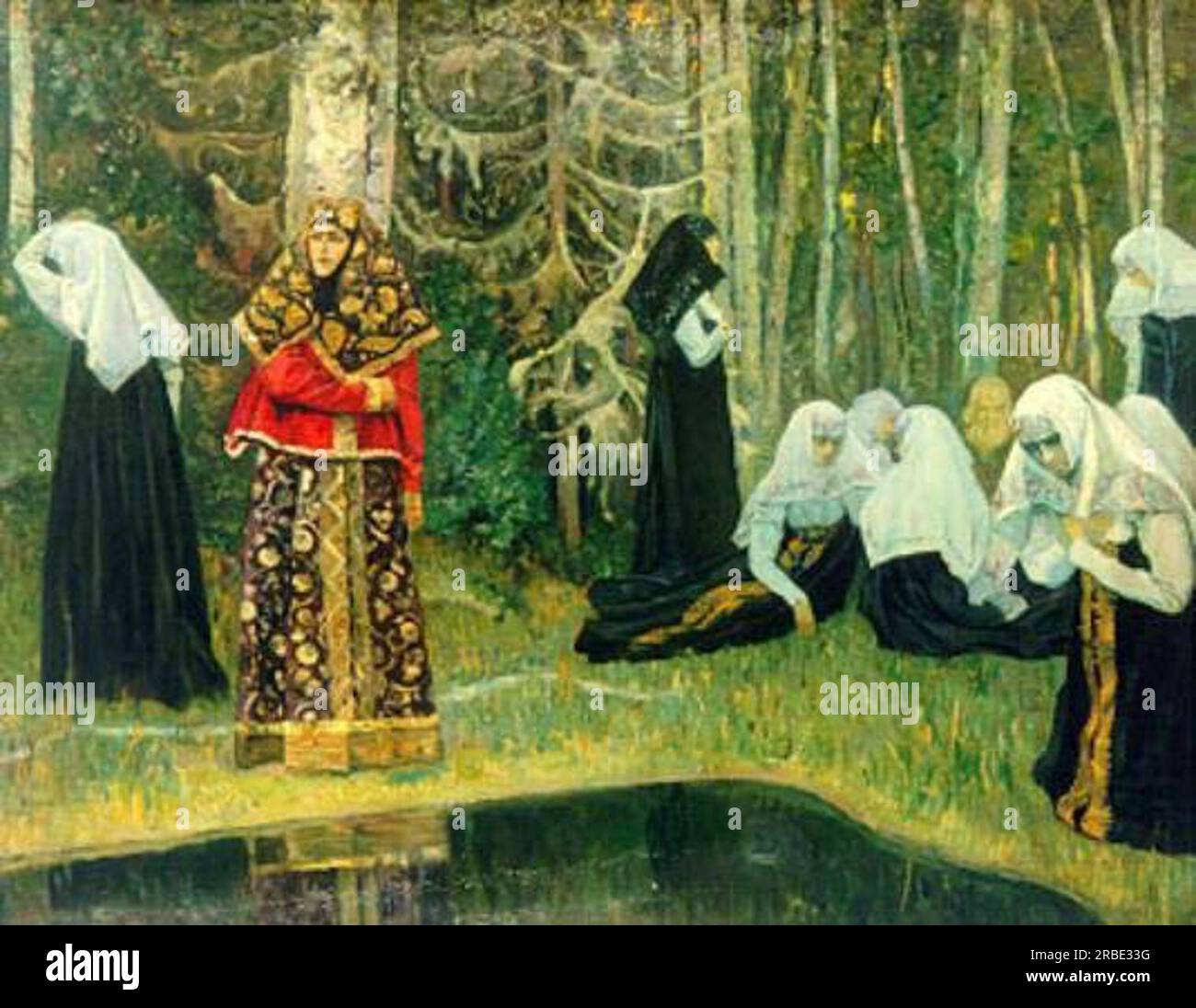 The Legend of the Invisible City of Kitezh 1920 by Mikhail Nesterov ...