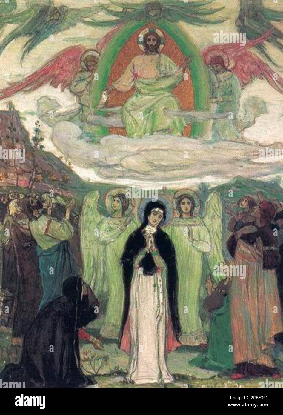 Ascension 1895 by Mikhail Nesterov Stock Photo - Alamy