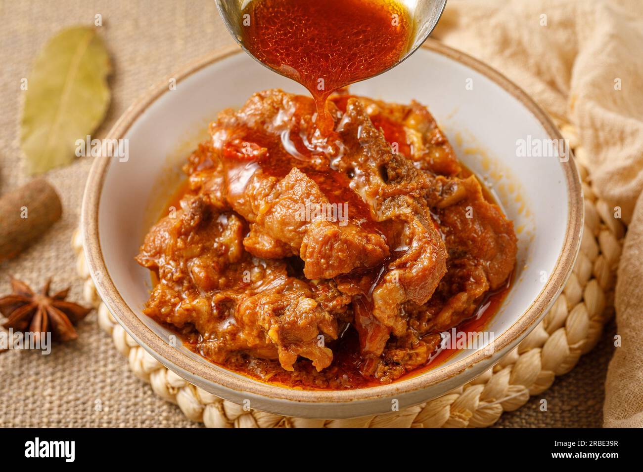 Chinese Recipe: Big Bone in brown source，Braised Big Bones Stock Photo ...