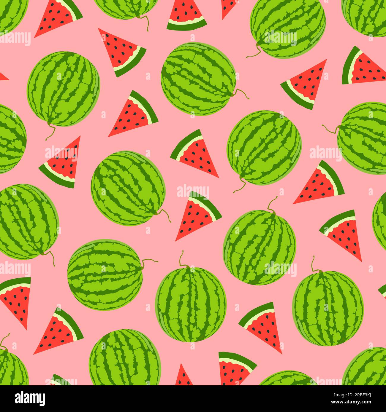 Bright seamless fruit pattern - hand drawn design. Repeatable trendy ...