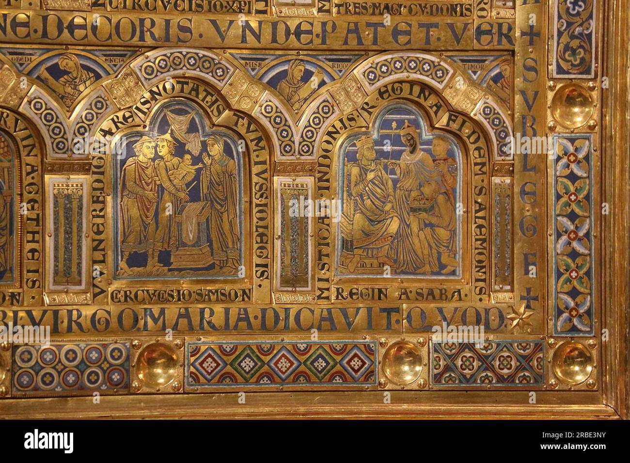 Klosterneuburg Altar 1181 by Nicholas of Verdun Stock Photo - Alamy