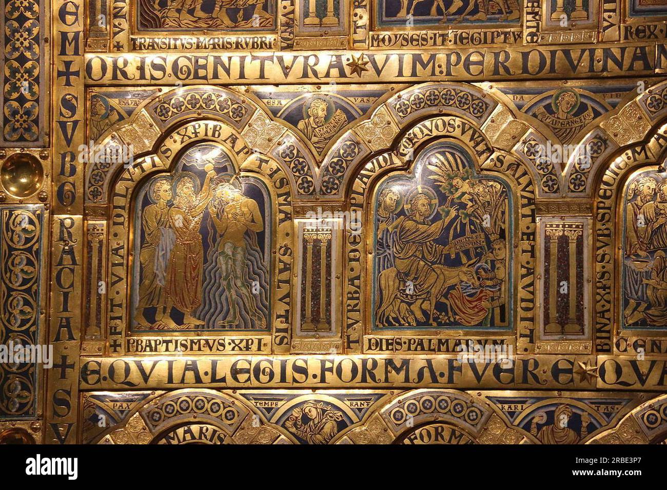 Klosterneuburg Altar 1181 by Nicholas of Verdun Stock Photo - Alamy