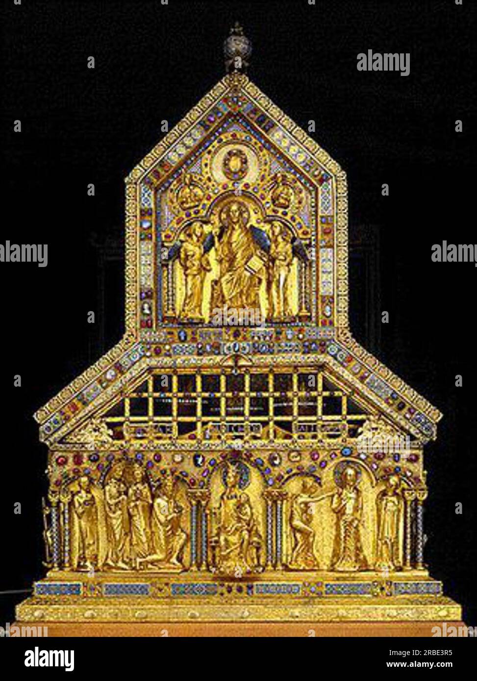 The Shrine of the Three Kings, Front Side 1200 by Nicholas of Verdun ...