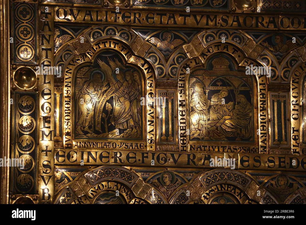 Klosterneuburg Altar 1181 by Nicholas of Verdun Stock Photo - Alamy