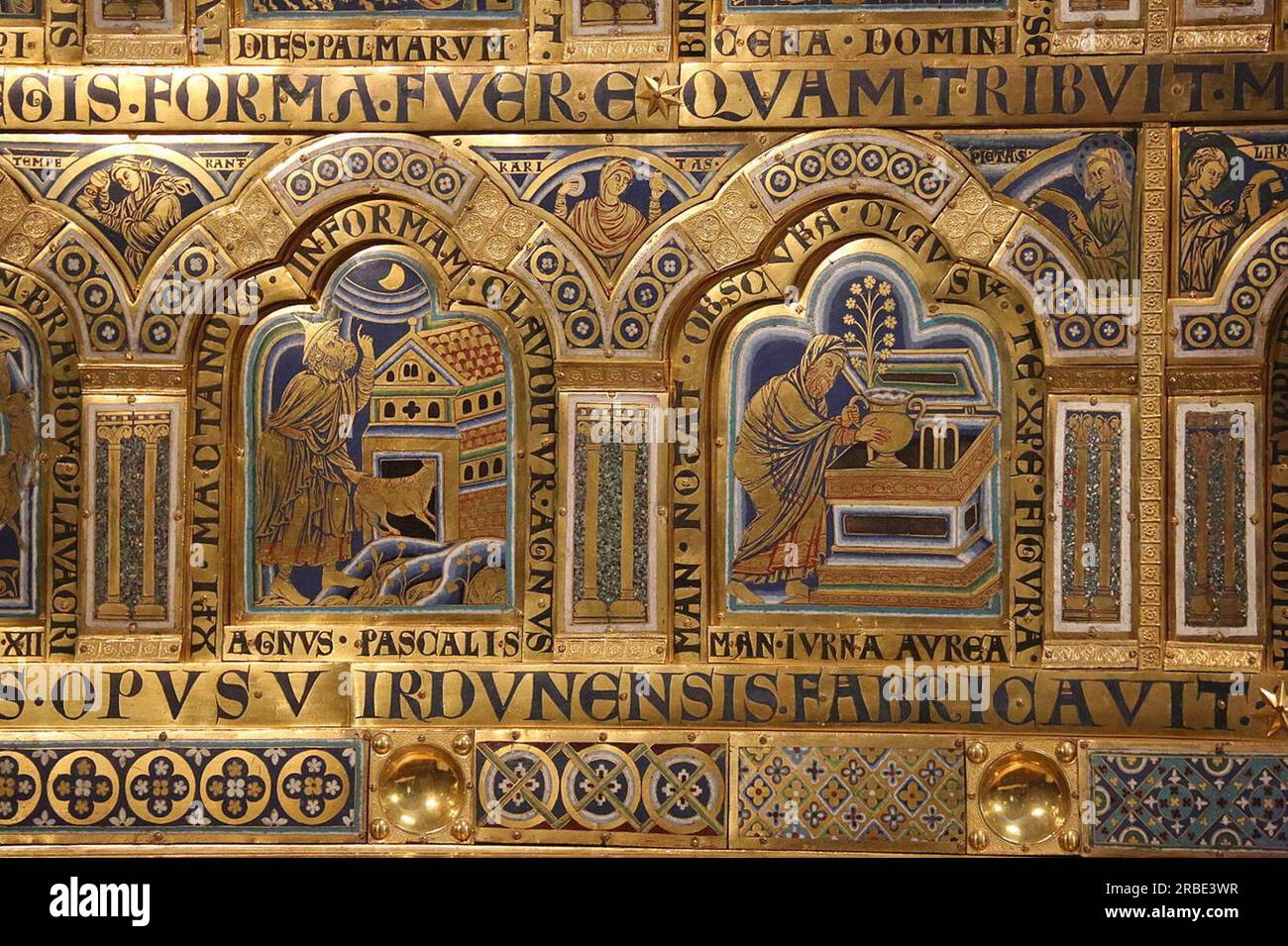 Klosterneuburg Altar 1181 by Nicholas of Verdun Stock Photo - Alamy