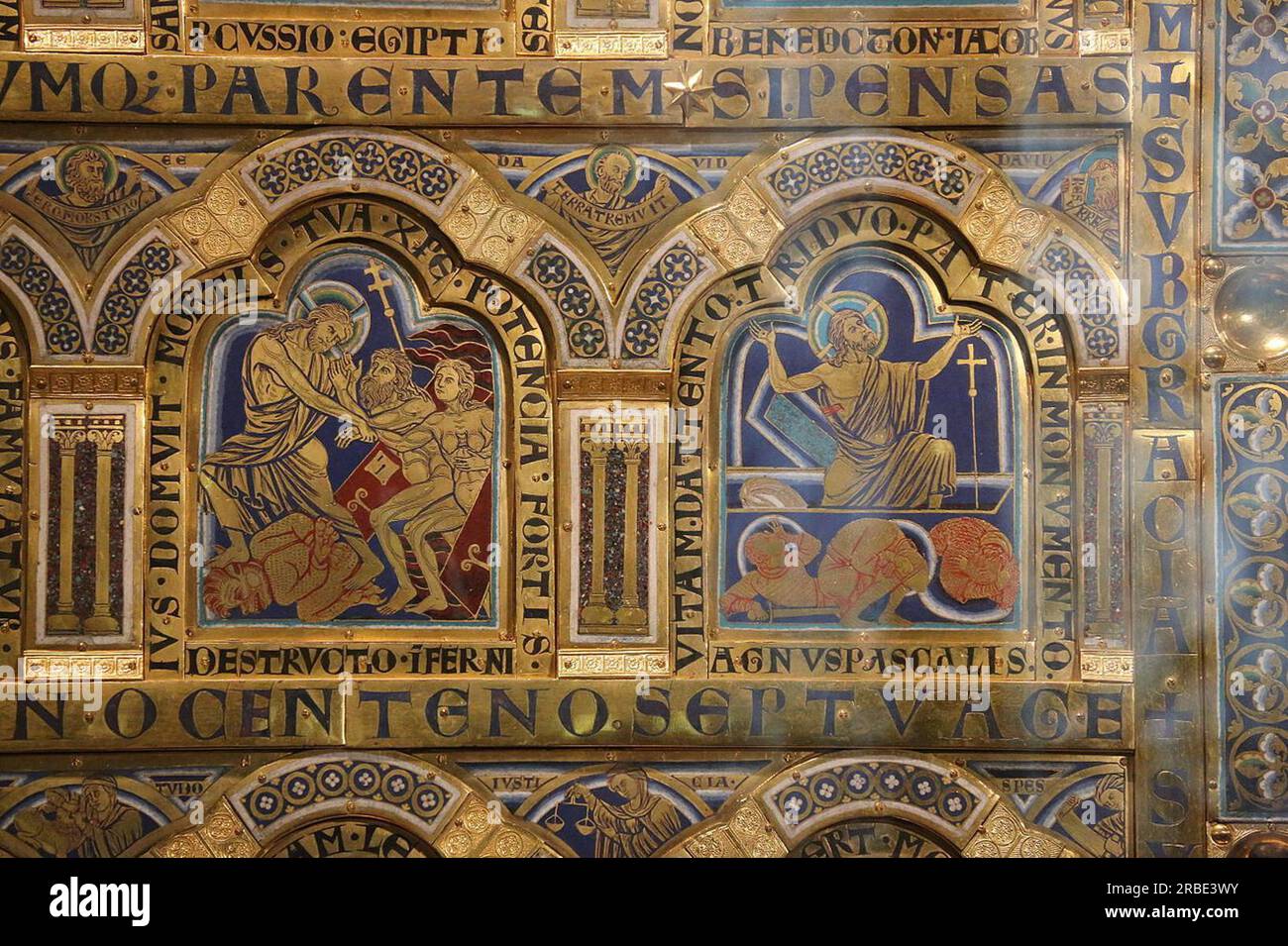 Klosterneuburg Altar 1181 by Nicholas of Verdun Stock Photo - Alamy