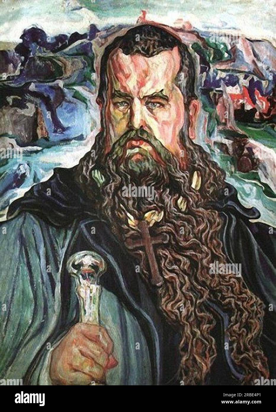 Moses (Portrait of Andrei Sheptytsky) 1915 - 1919; Ukraine by Oleksa ...