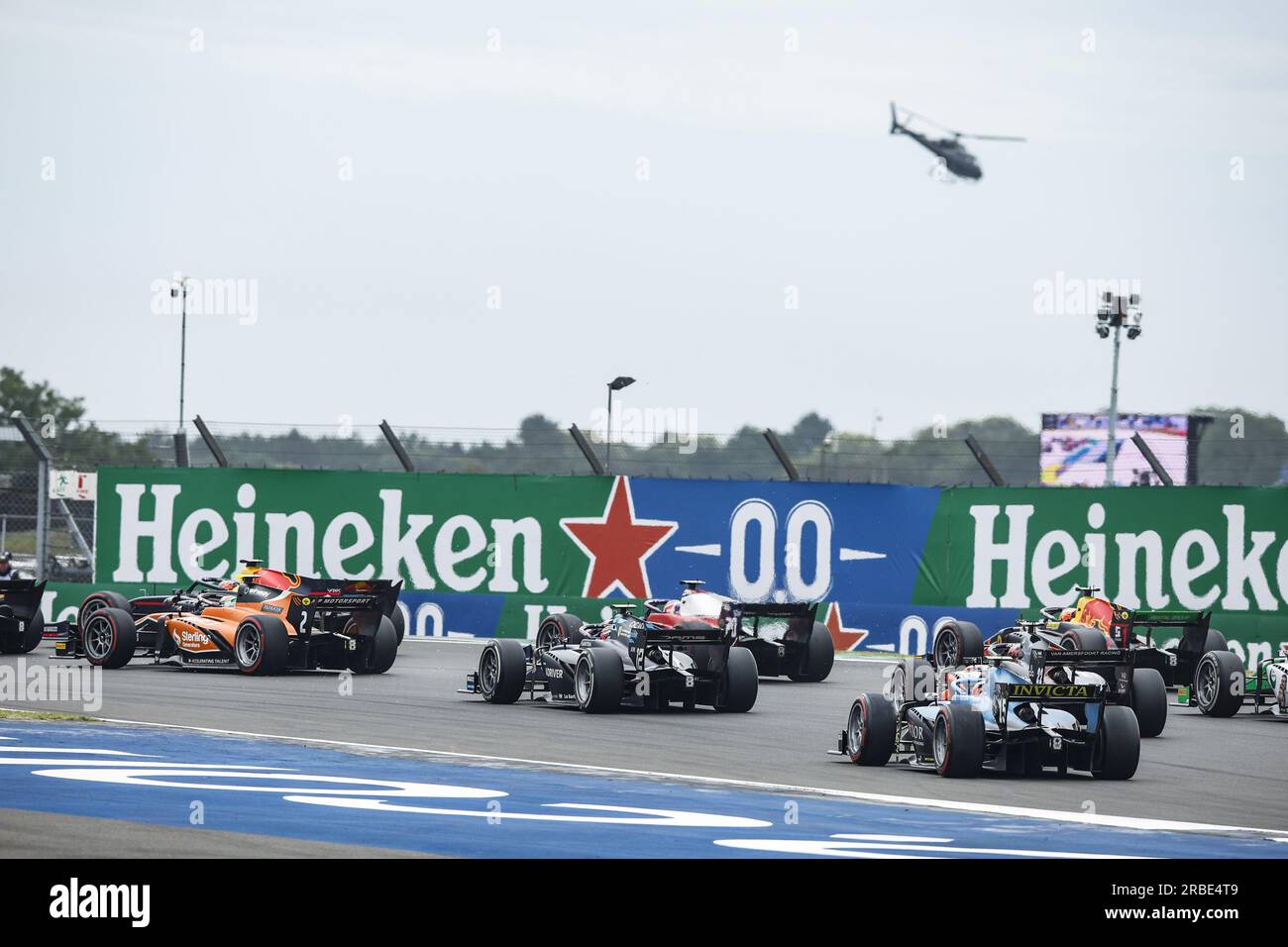start, depart, during the 8th round of the 2023 FIA Formula 2 ...