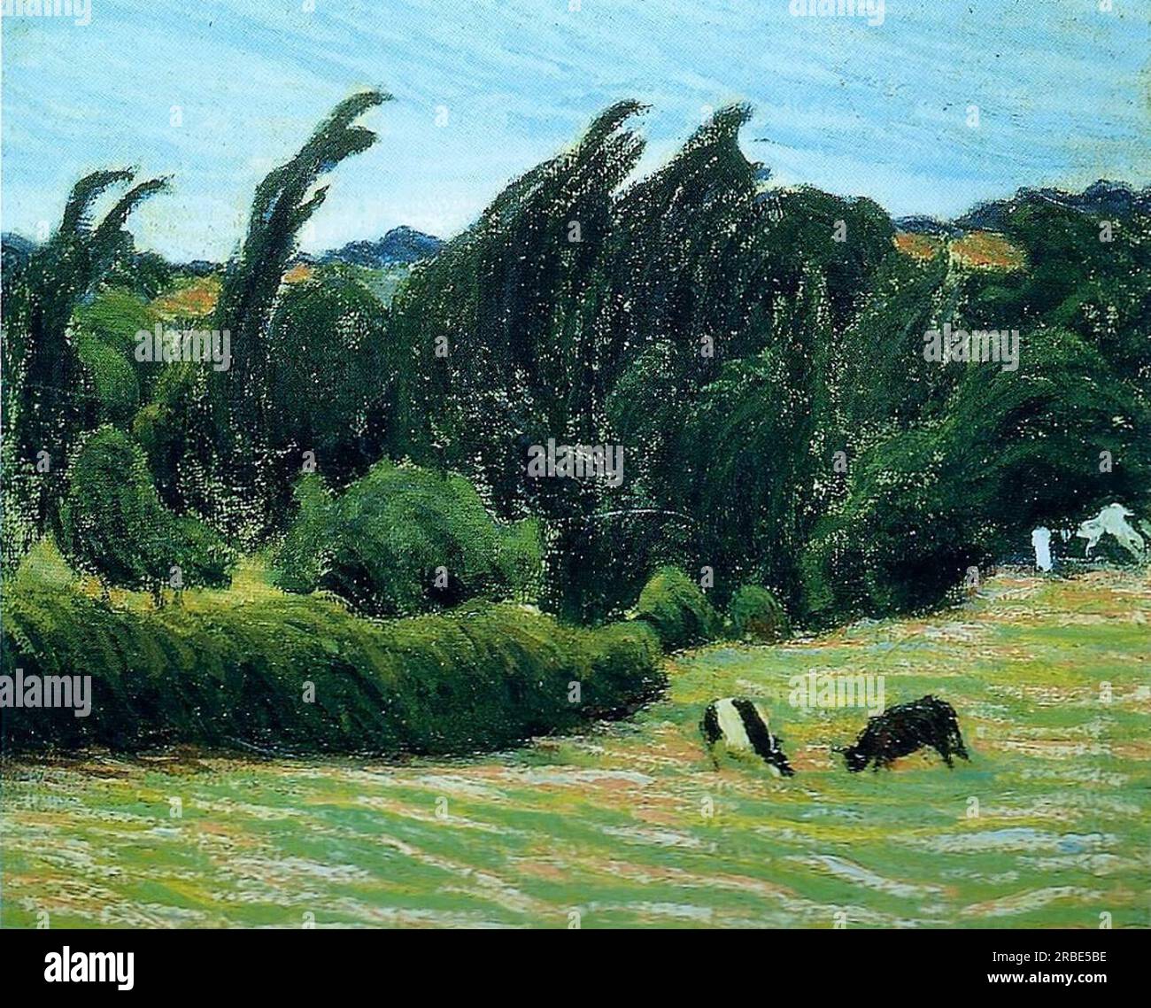 Pâturage Breton 1892 by Roderic O'Conor Stock Photo - Alamy