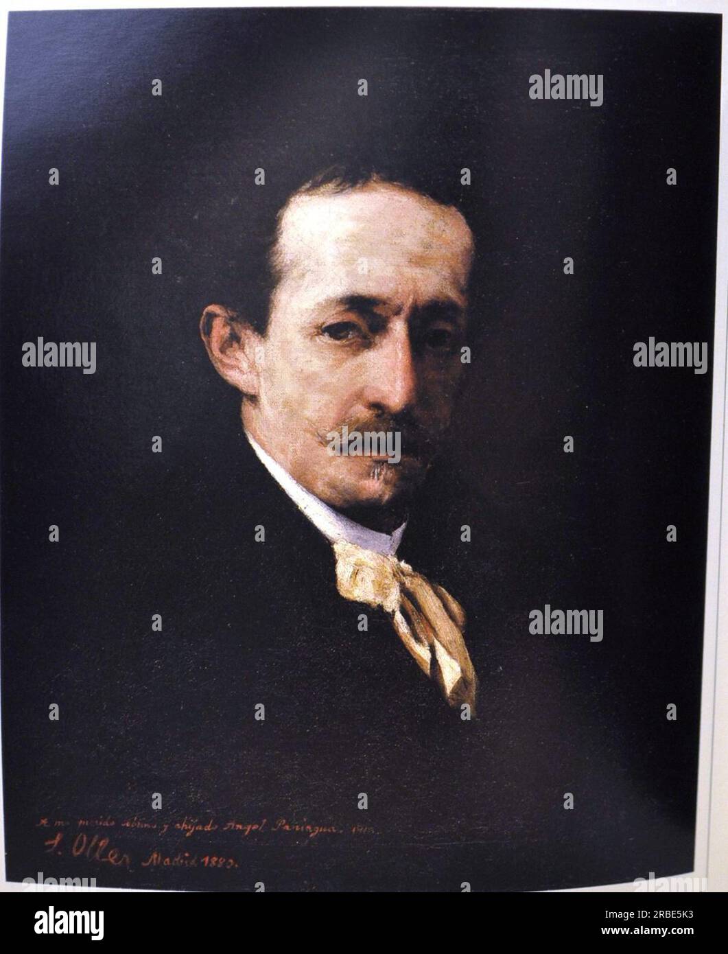 Autorretrato 1880 by Francisco Oller Stock Photo - Alamy