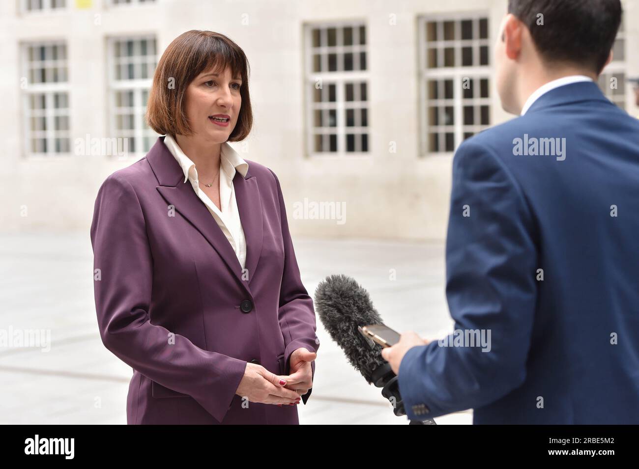London, England, UK. 9th July, 2023. Shadow Chancellor RACHEL REEVES ...