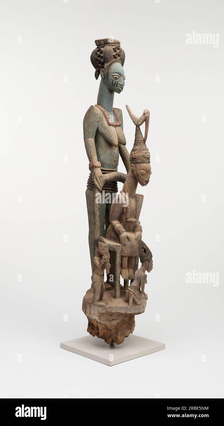 Veranda Post 1914 by Olowe of Ise Stock Photo - Alamy