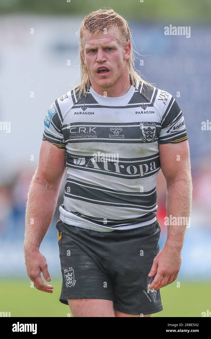 Brad Fash #13 of Hull FC during the Betfred Super League Round 18 match ...