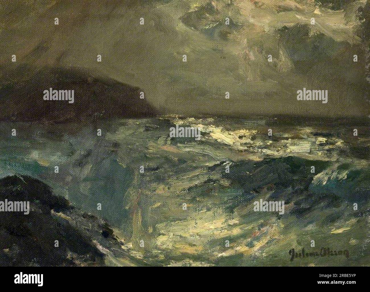 Sea Study by Albert Julius Olsson Stock Photo - Alamy