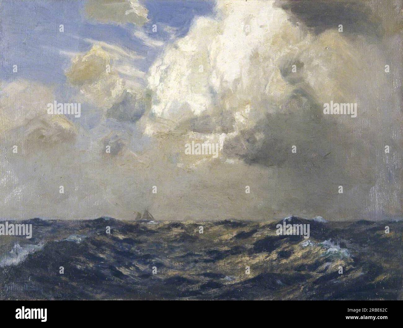 Freshening Clouds by Albert Julius Olsson Stock Photo - Alamy