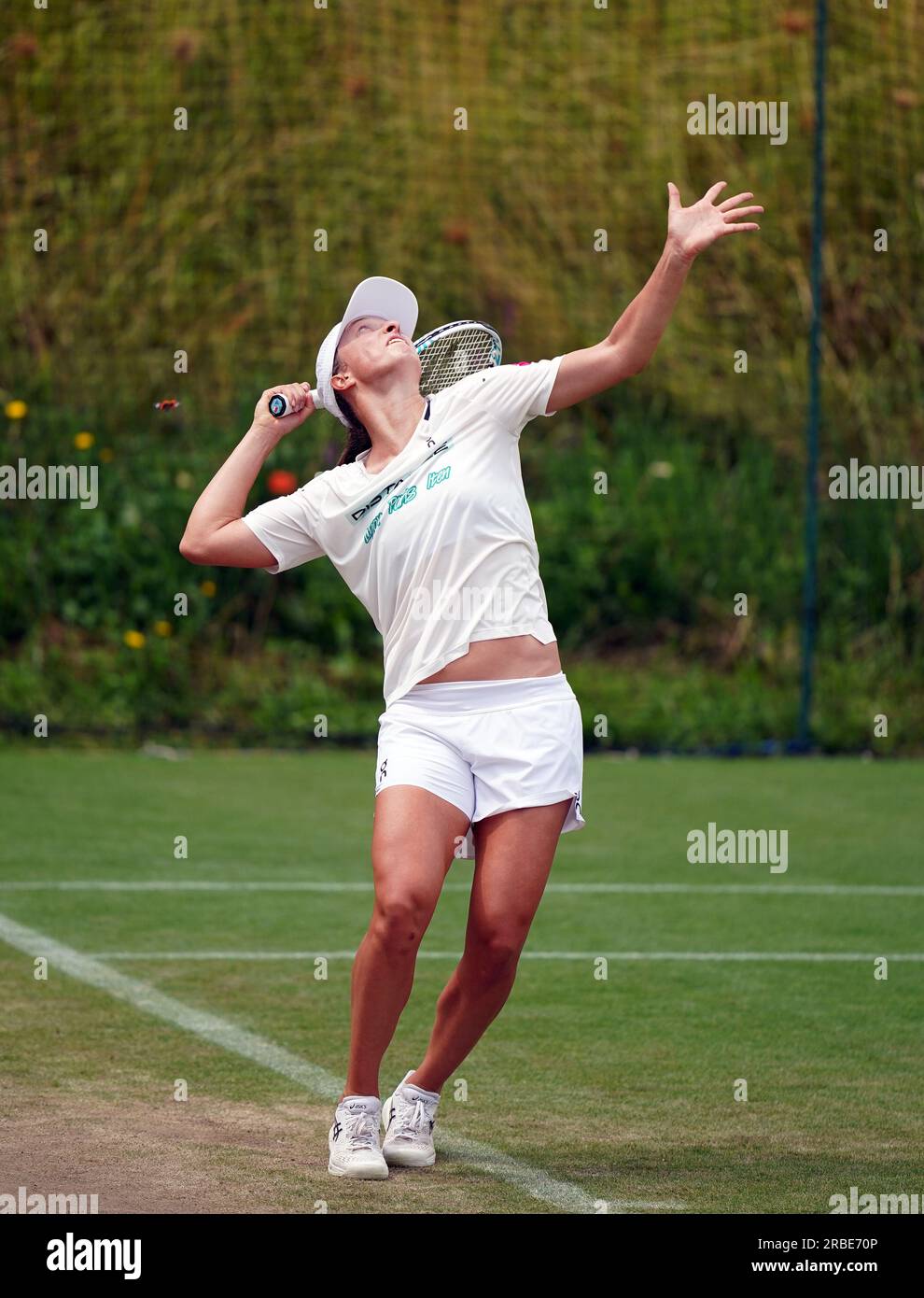 Iga swiatek practice session hi-res stock photography and images - Alamy