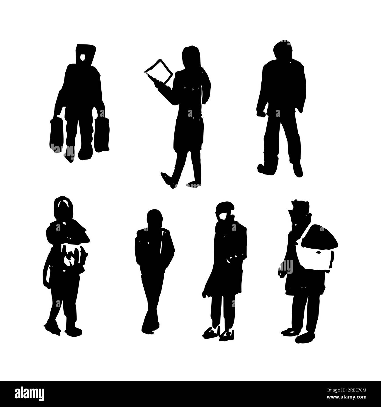 Pose different Black and White Stock Photos & Images - Alamy