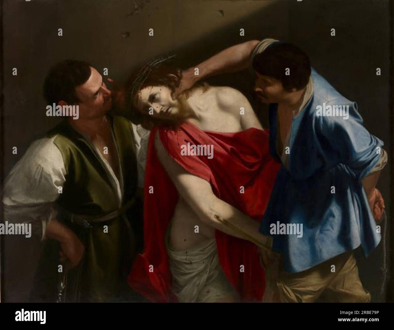 Mocking of Christ 1635 by Orazio Gentileschi Stock Photo - Alamy