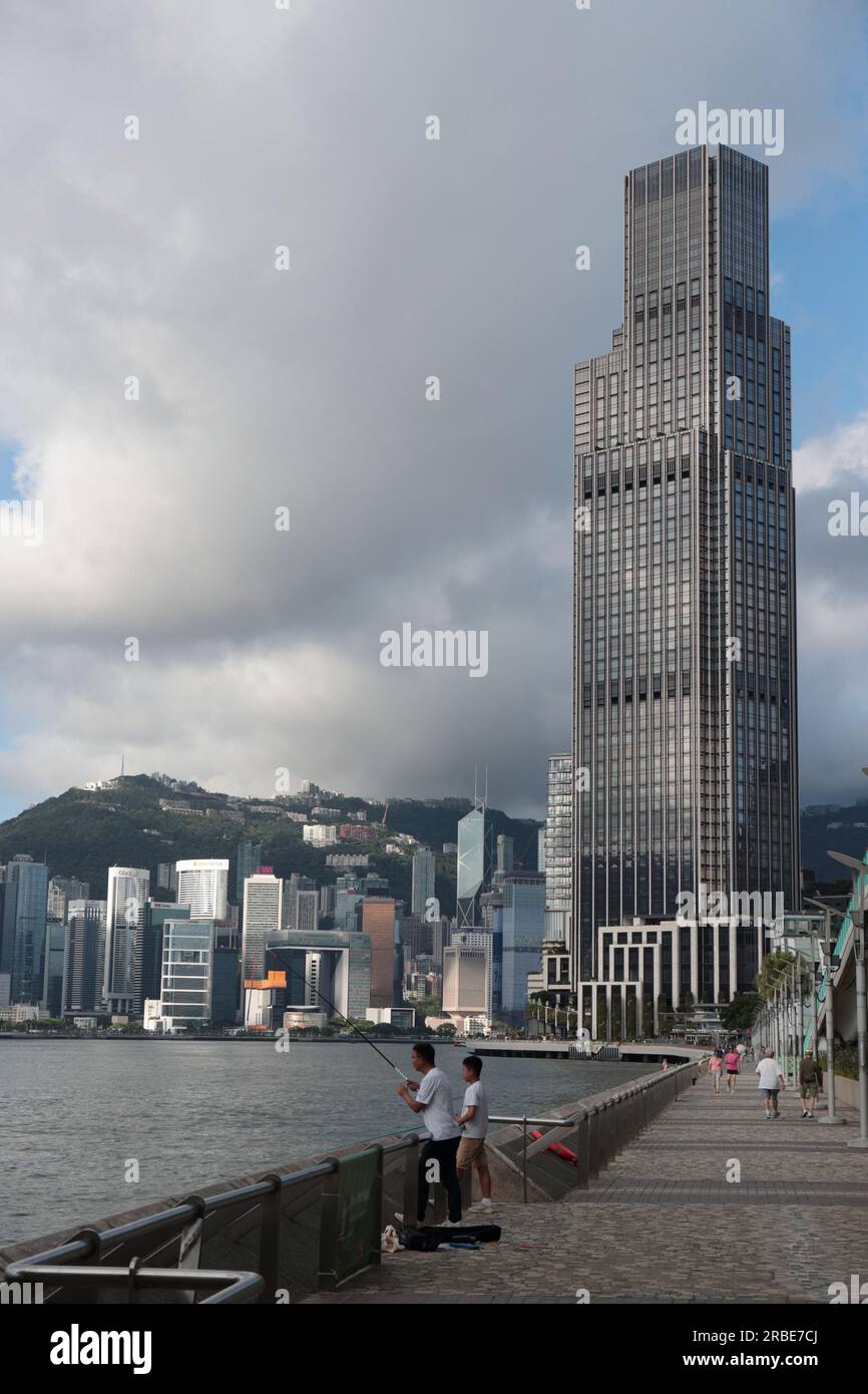 Vertical photograph of K11 Musea building, from "Avenue of the Stars ...