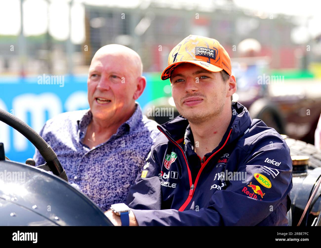 Red Bull Racing's Max Verstappen during the drivers parade ahead of the ...