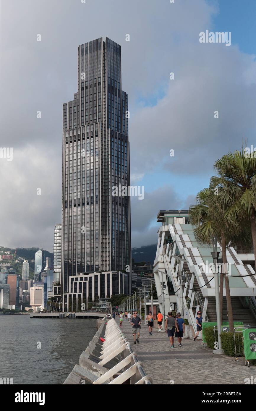 Vertical photograph of K11 Musea building, from "Avenue of the Stars ...