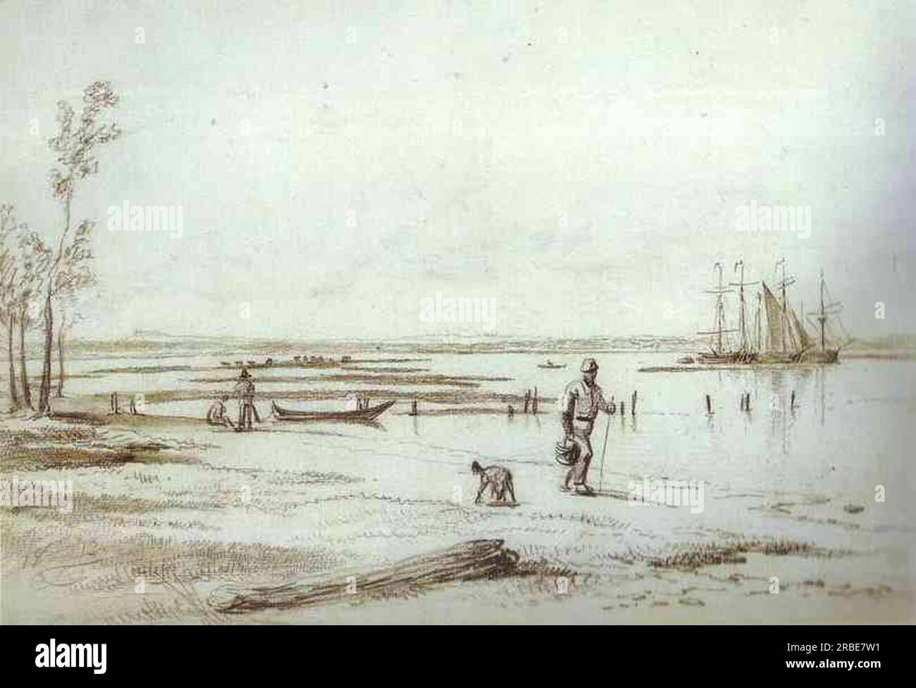 In the Suburbs of St. Petersburg 1812 by Alexander Orlowski Stock Photo ...