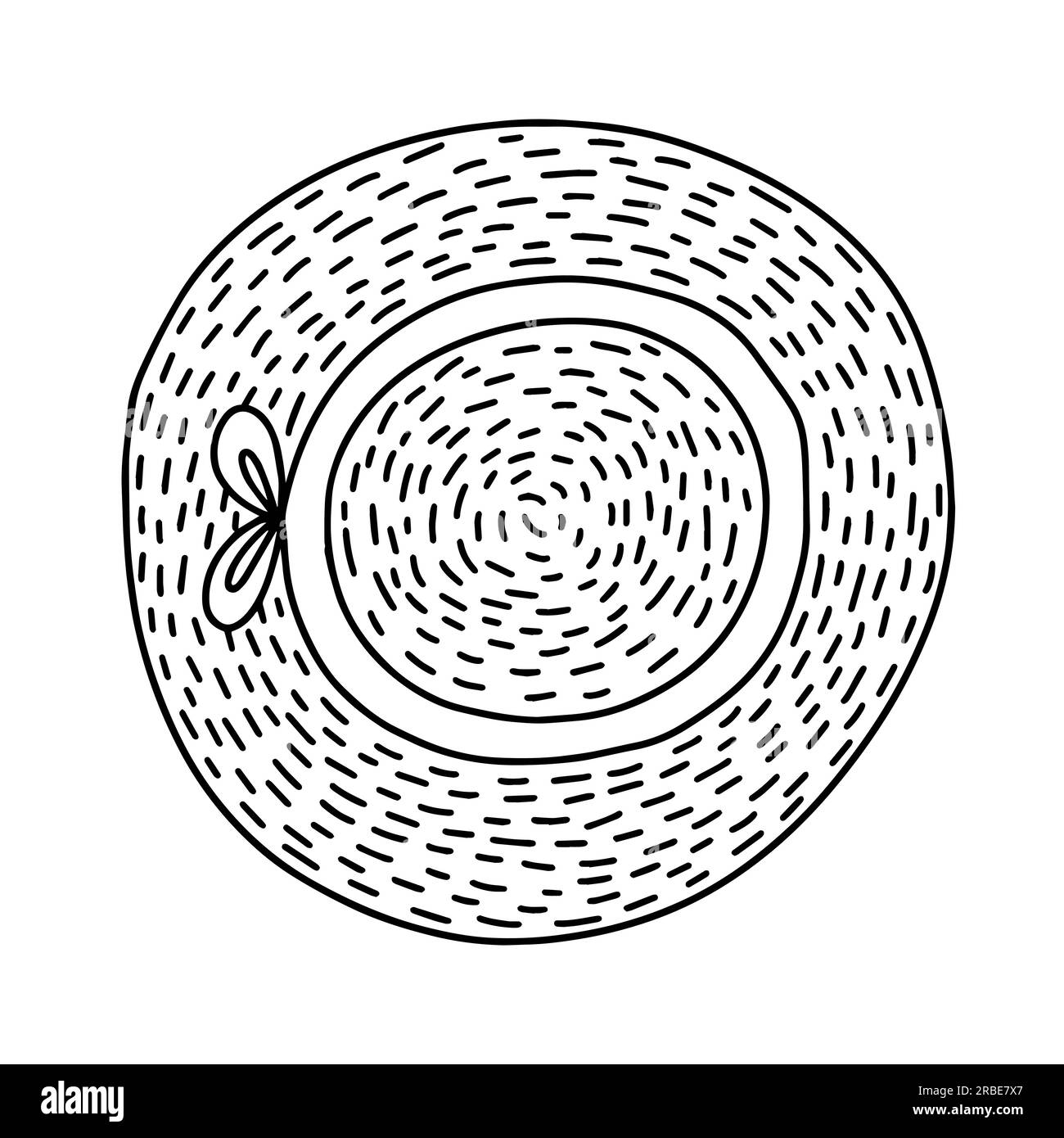 Hand drawn hat Black and White Stock Photos & Images - Alamy